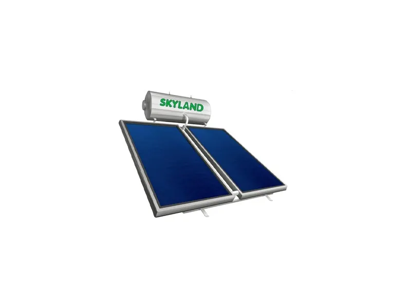 Ηλιακός θερμοσίφωνας SKYLAND Glass Σειρά GL 200lit με Συλλέκτη Κάθετο 4 ...